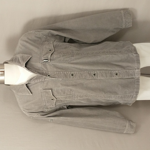 Vintage | Shirts | Enyce Corduroy Shirt Grey Oversized Shaket Hip Hop ...